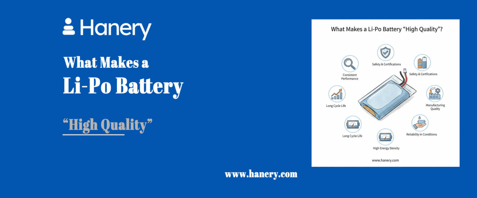 What Makes a Li-Po Battery “High Quality” - Hanery